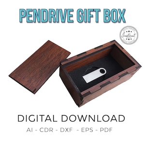 Pendrive Laser Cut Vector FILE cdr dxf eps para corte láser o enrutador ...