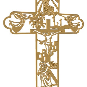 EASTER Calvary Cross, Cruz Calvario Laser Cut, Laser Cut Patterns, Laser Cut Vector, Cross ...