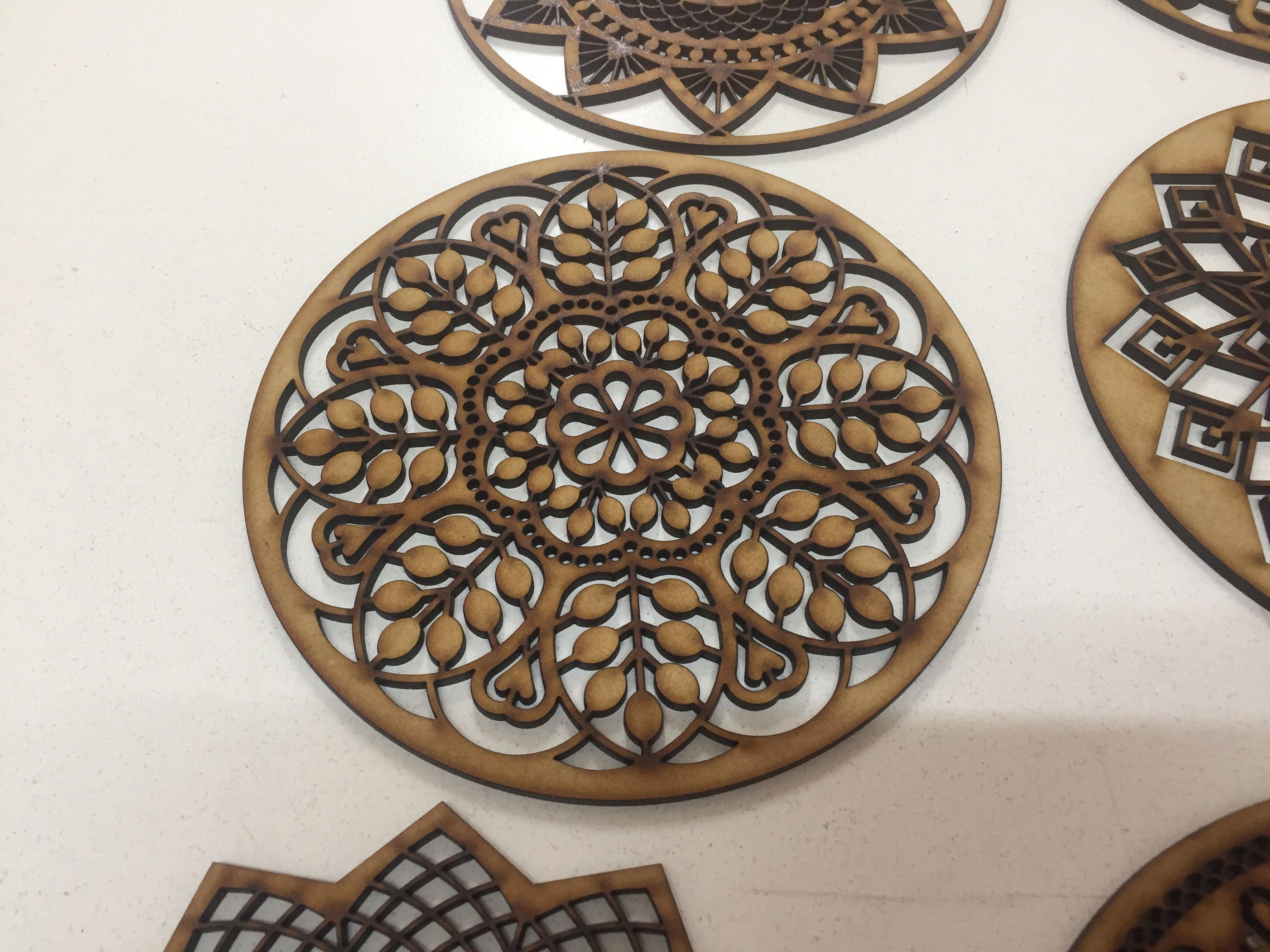 Laser Cut Vector, Mandala Design, Laser Cut, 9 Mandala Designs for ...