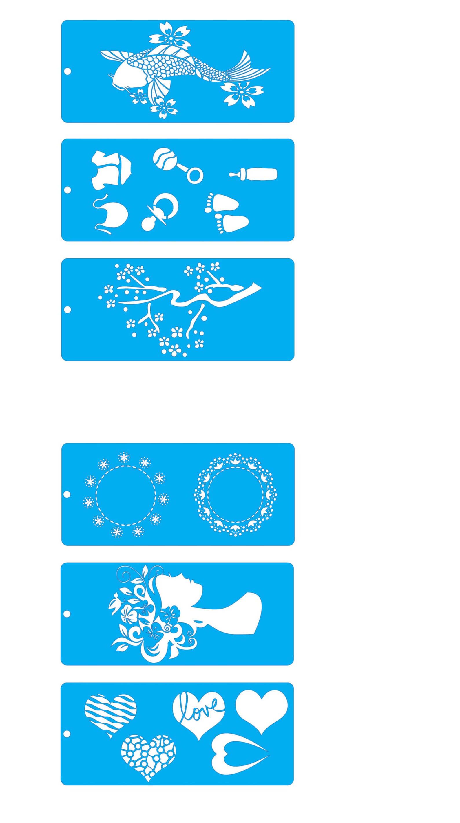 Laser Cut Vector File STENCIL SET Cdr Dxf Eps for Laser Cut - Etsy