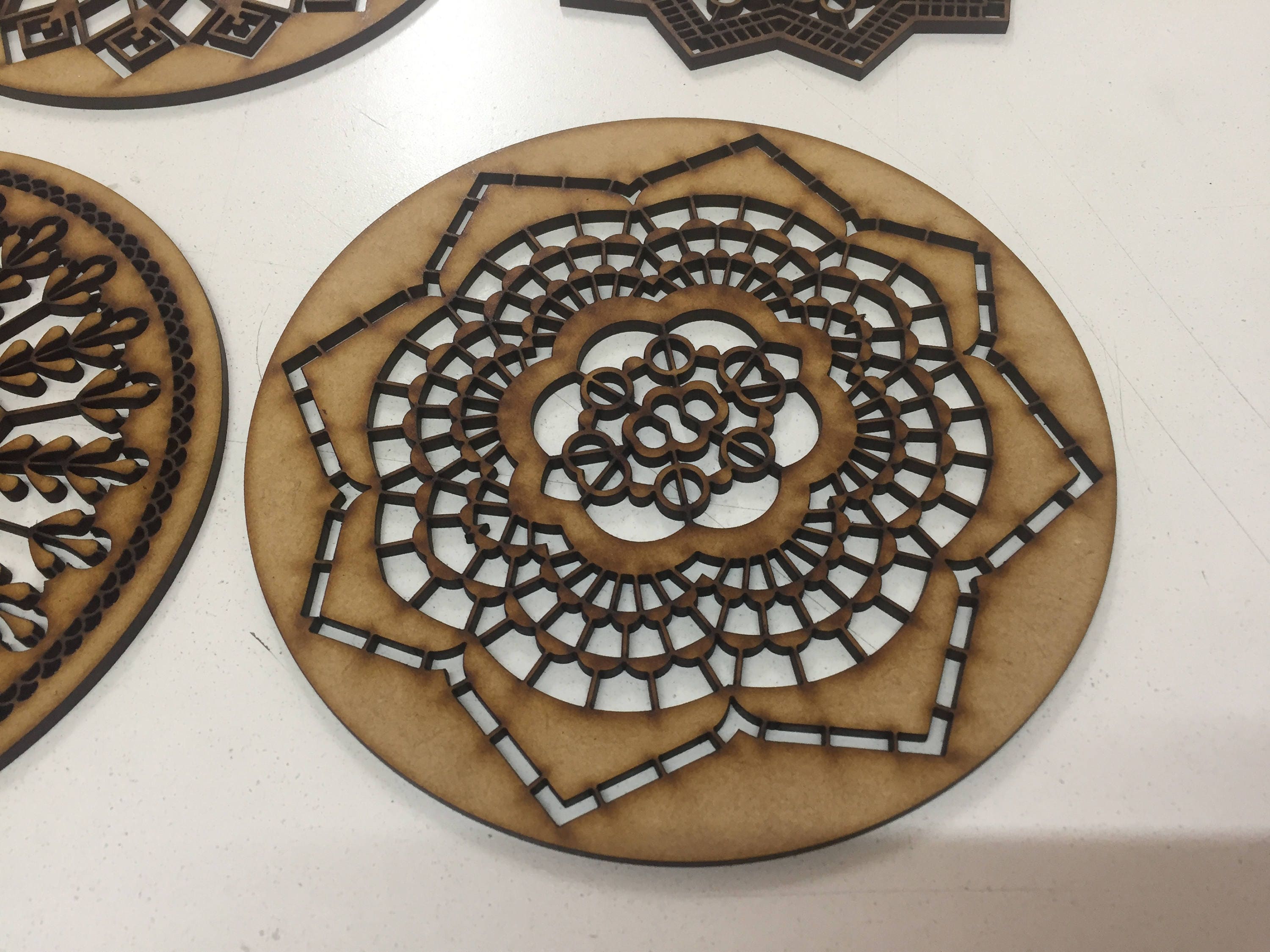 Laser Cut Vector Mandala Design Laser Cut 9 Mandala Designs | Etsy