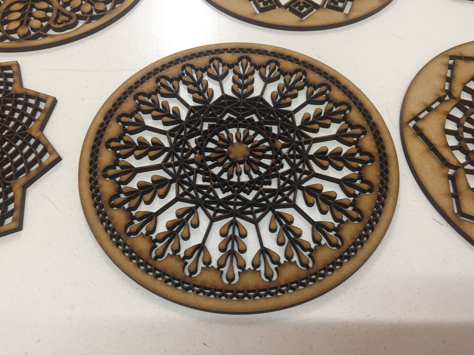 Laser Cut Vector, Mandala Design, Laser Cut, 9 Mandala Designs for ...