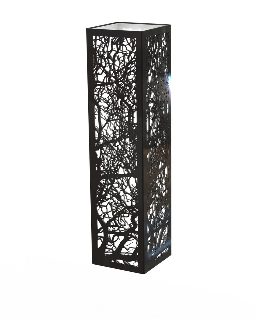 DXF Floor Lamp File for Laser Various Wooden Shades Layout Instant ...