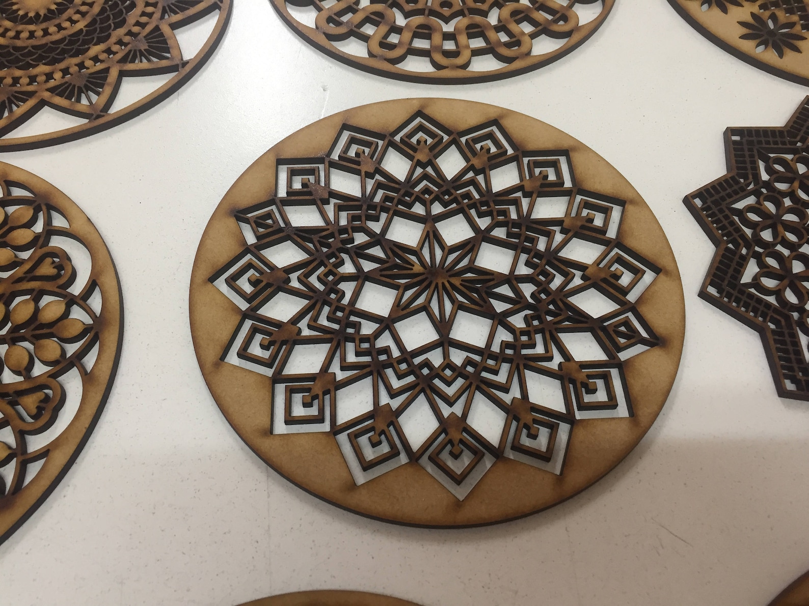 Laser Cut Vector, Mandala Design, Laser Cut, 9 Mandala Designs for ...