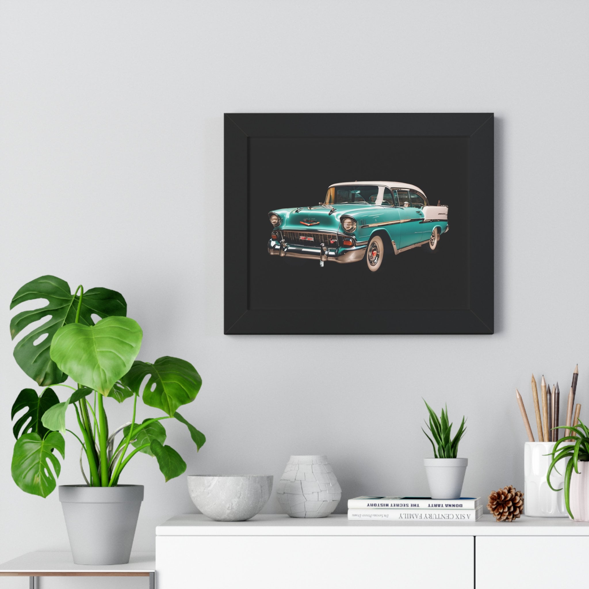 1957 Chevrolet Bel Air Poster; Retro Classic Car Printable; Bel Air ...