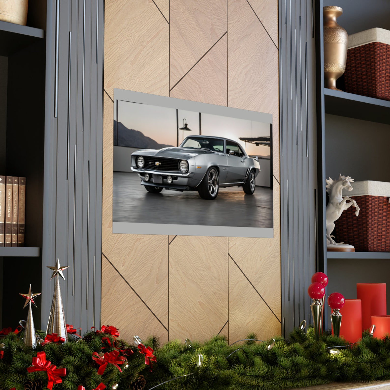 1969 Chevrolet Camaro SS Poster; Vintage Muscle Car Wall Art Printable ...