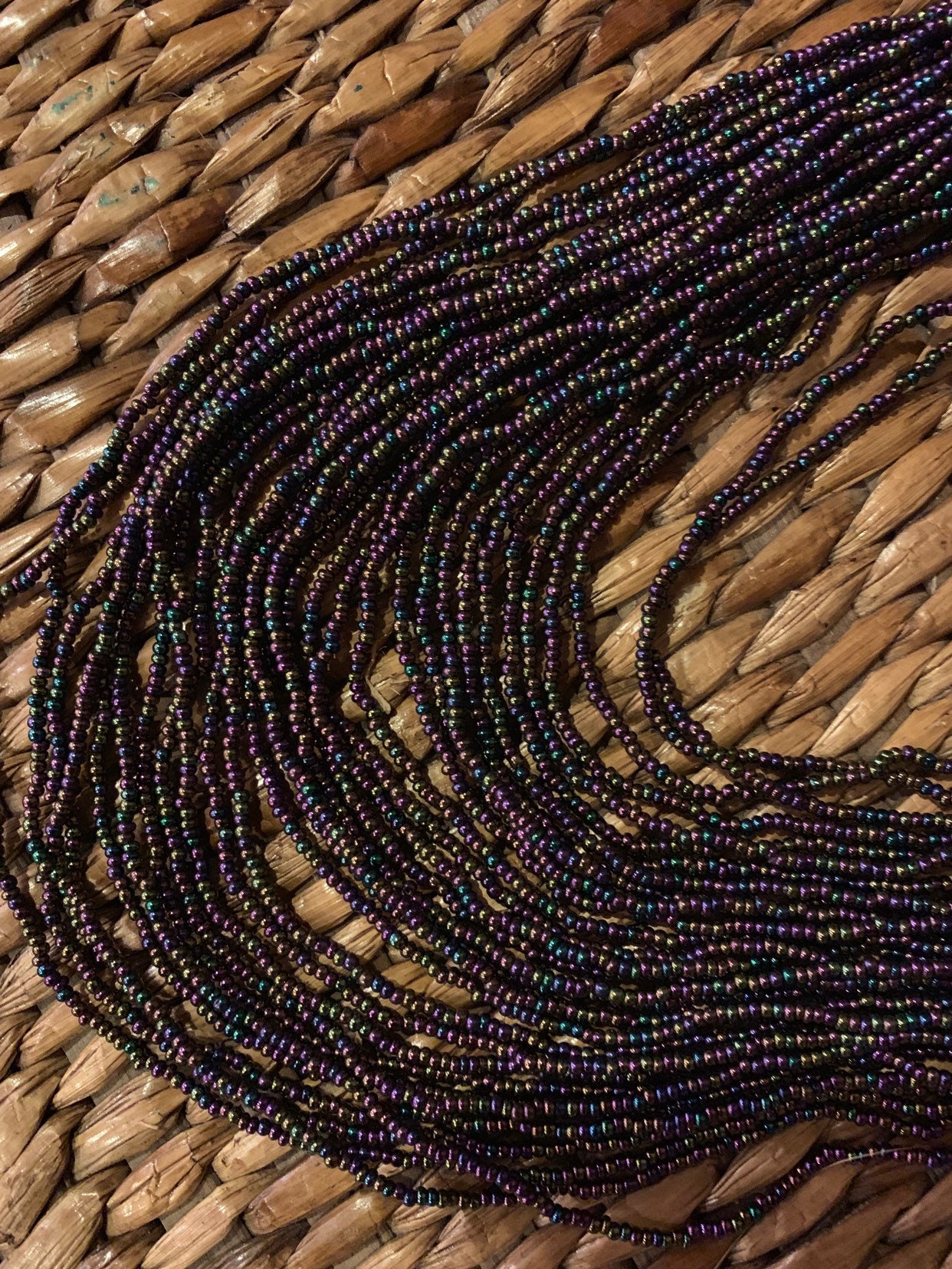 Vintage Andrew Stone Himalayan Gem Nepalese 30 strand Waterfall Bead ...