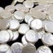 Natural 15mm White Shell Pearl Coin Beads Genuine Gemstone - Etsy