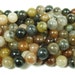 Natural 10mm Yellow Jade Matte Round Beads Genuine Gemstone - Etsy