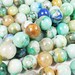 Natural 12mm Phoenix Stone Smooth Round Beads Genuine Gemstone - Etsy