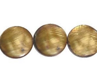 Puffed Coin Beads | Etsy