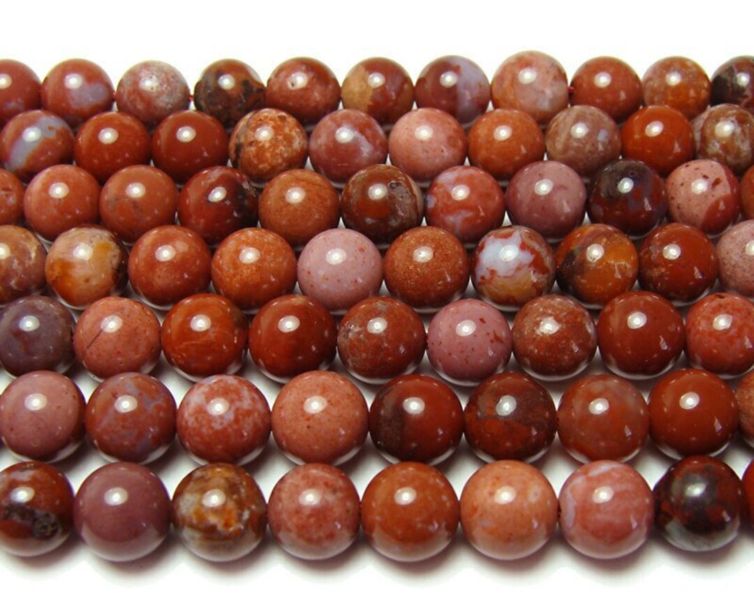 Natural 6mm 15.5 Inches Portuguese Agate Smooth Round Beads Genuine ...