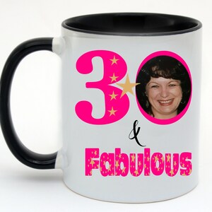 30th Birthday Personalised Photo Mug Cup Gift Present Female - Etsy