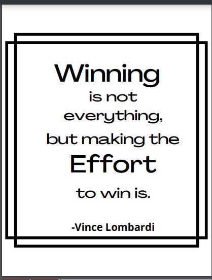 Growth Mindset, Classroom Wall Art, Football Themed Wall Art - Etsy