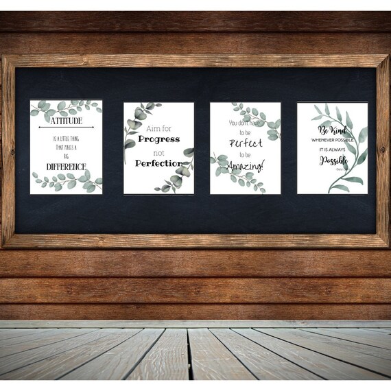 Eucalyptus Themed Growth Mindset Posters - Etsy