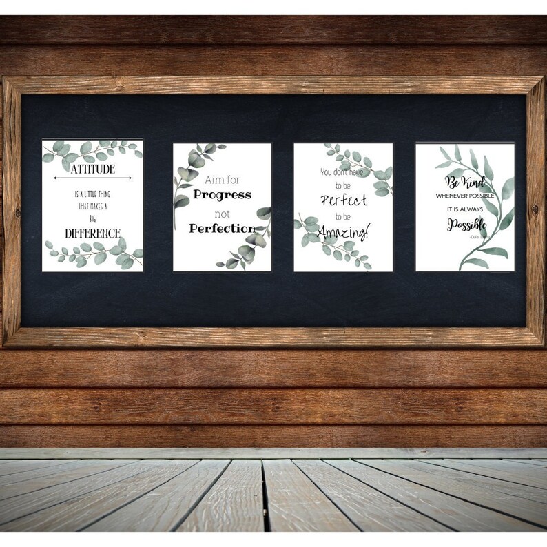 Eucalyptus Themed Growth Mindset Posters - Etsy