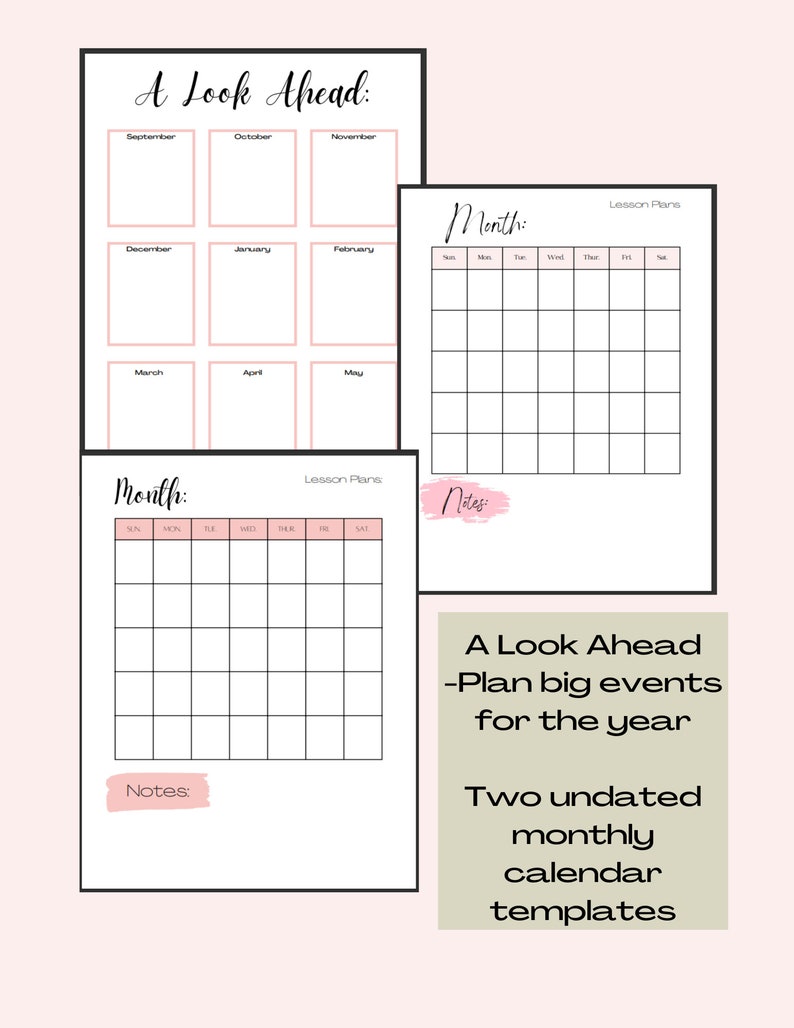 School Counselor Planner School Counselor Planner Printable - Etsy