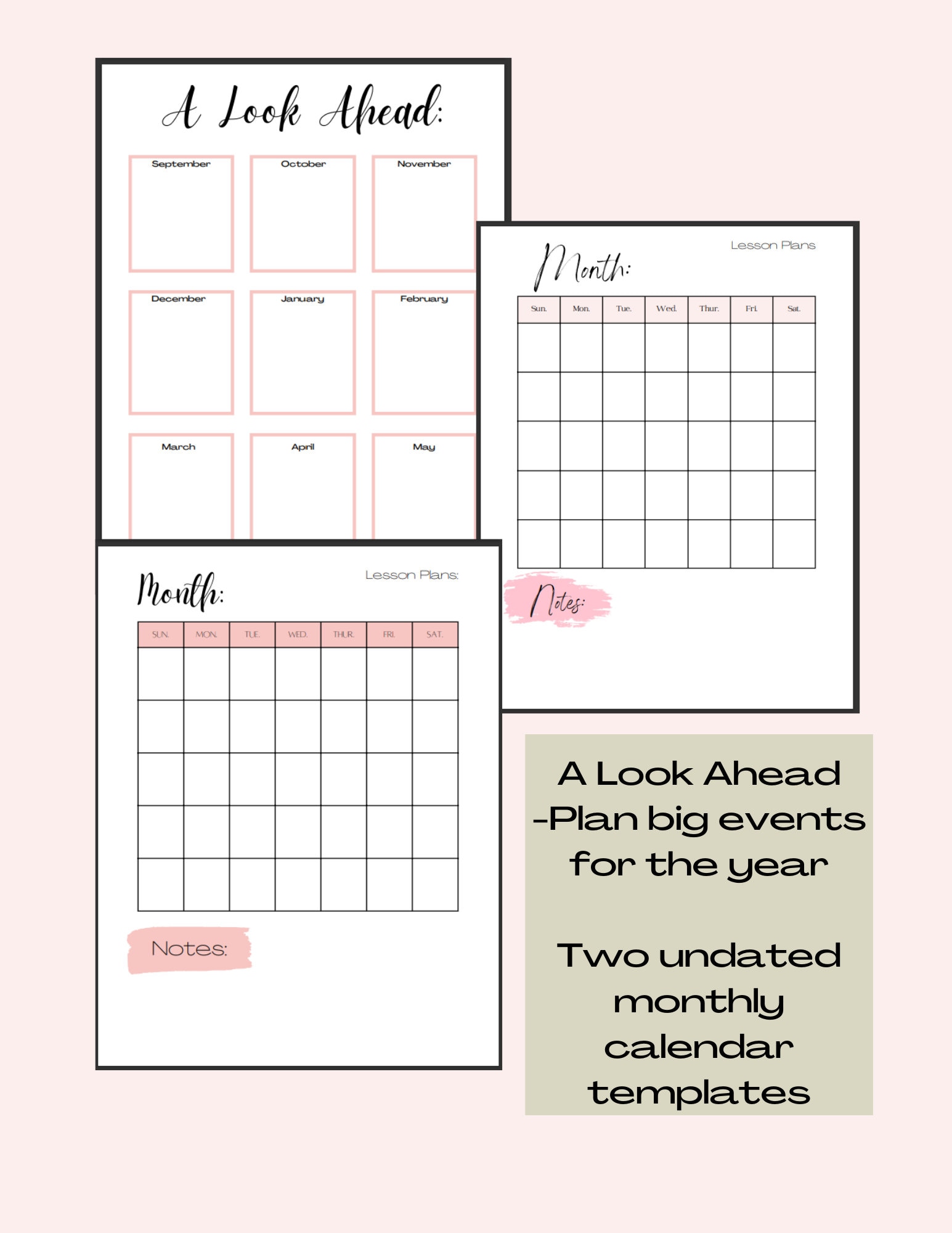 School Counselor Planner, School Counselor Planner Printable, Printable ...