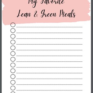 Optavia Daily Planner, Fitness Tracker, Printable Optavia Tracker, - Etsy