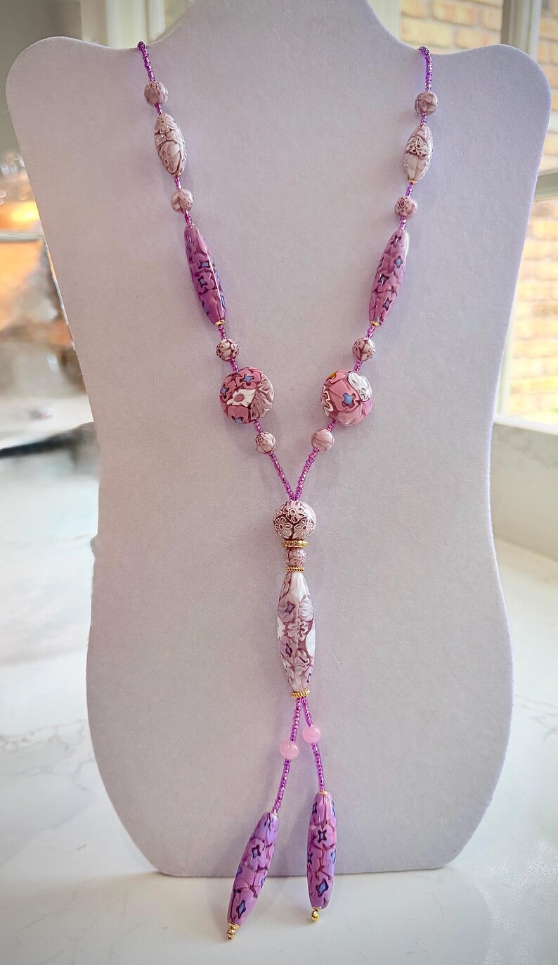 Rosario Leonardi Pastel Pink 40”necklace: FEATURING Ercole Moretti ...