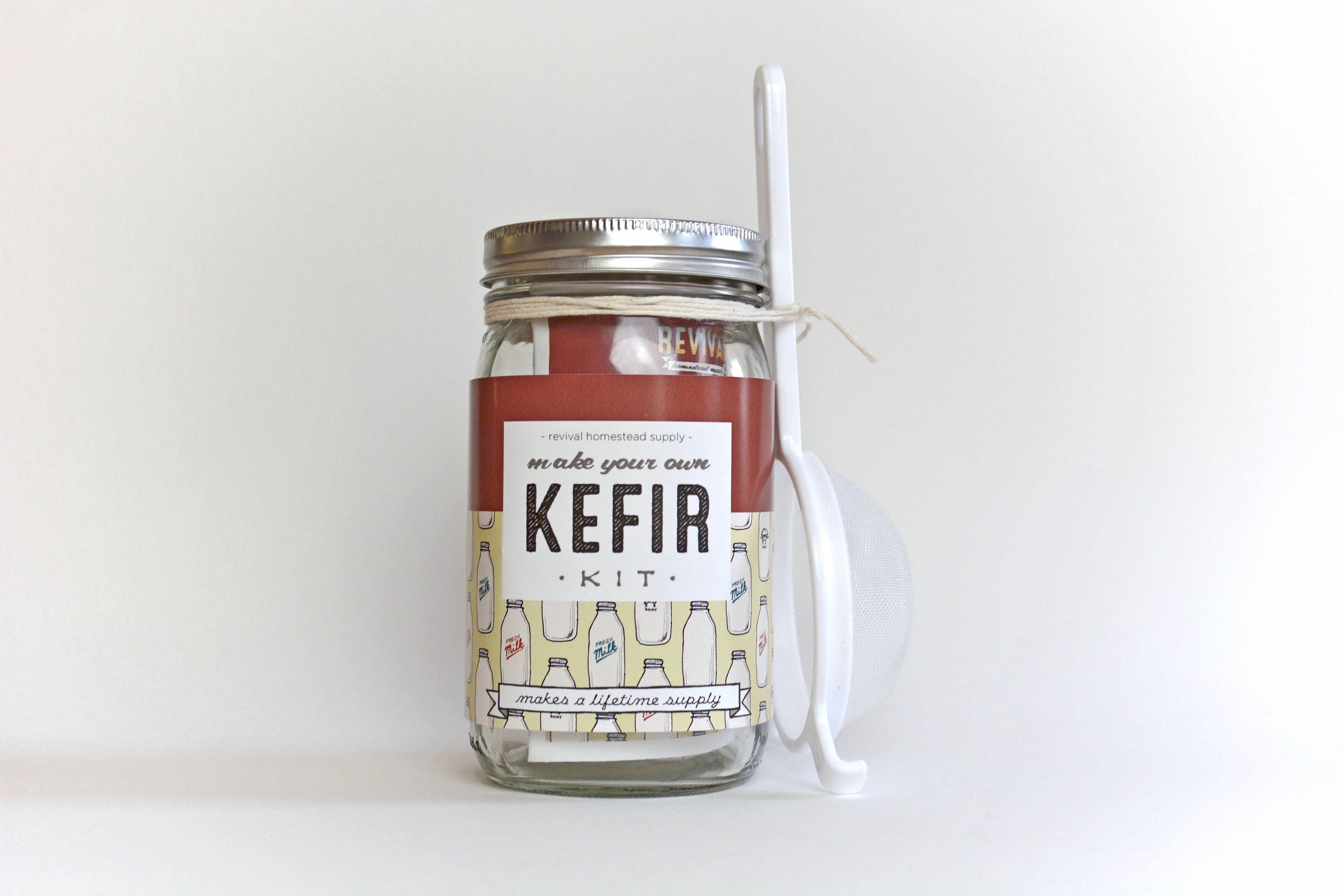 Milk Kefir Kit Make Your Own | Etsy