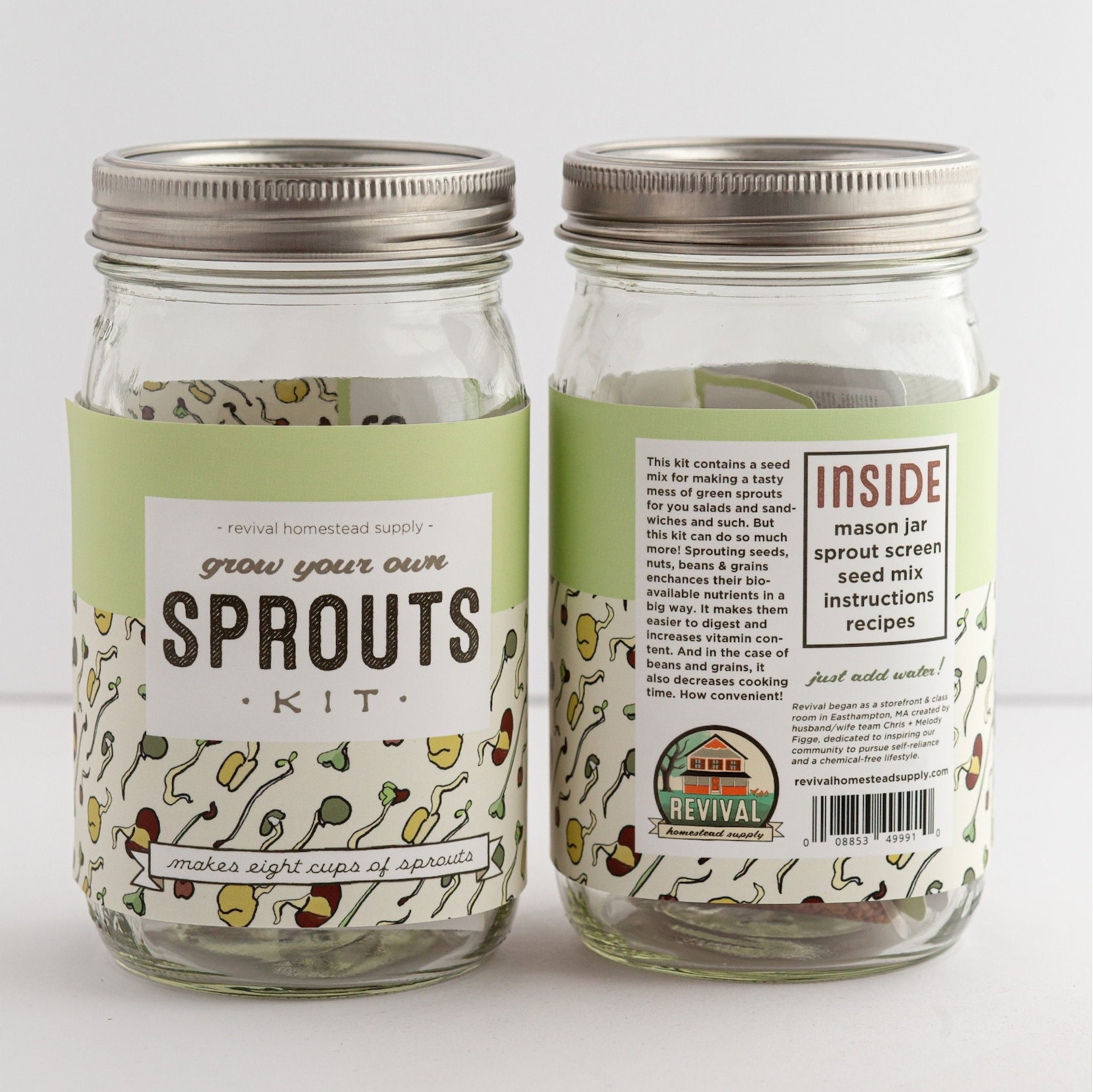 Sprouting Kit Grow Your Own Sprouts | Etsy