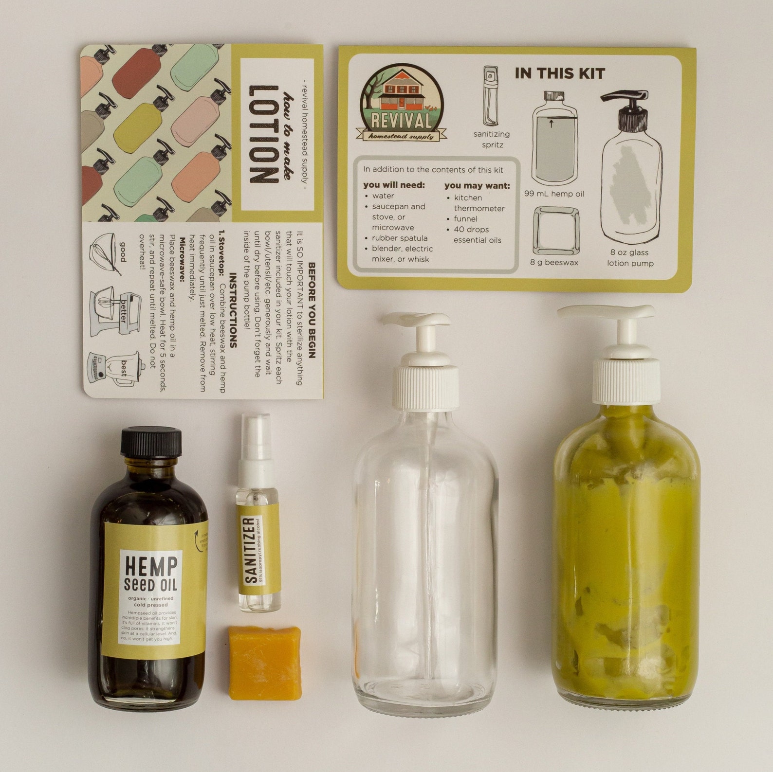 Lotion Kit Make You Own All-natural - Etsy