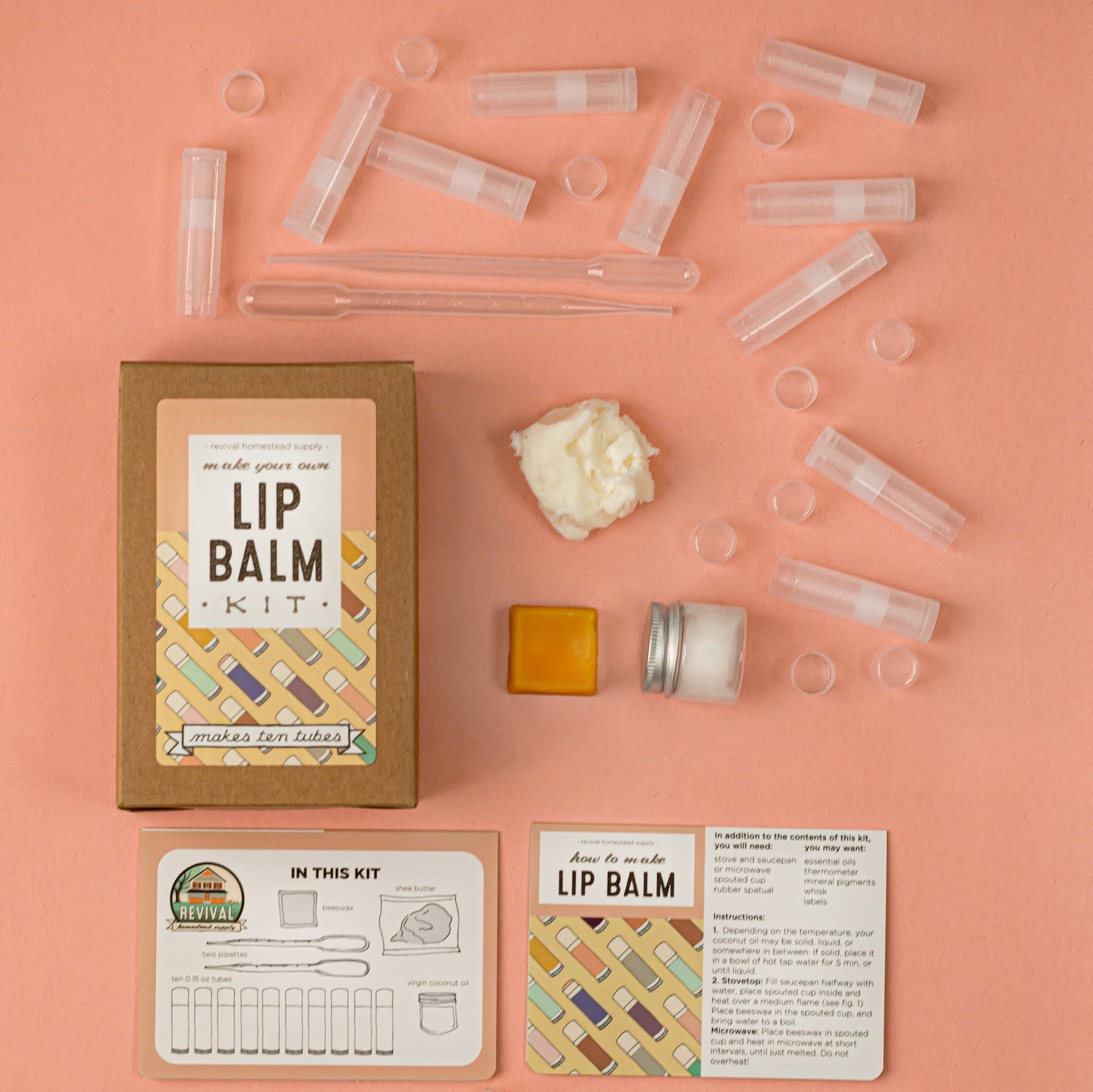Lip Balm Kit, Make Your Own All-natural - Etsy