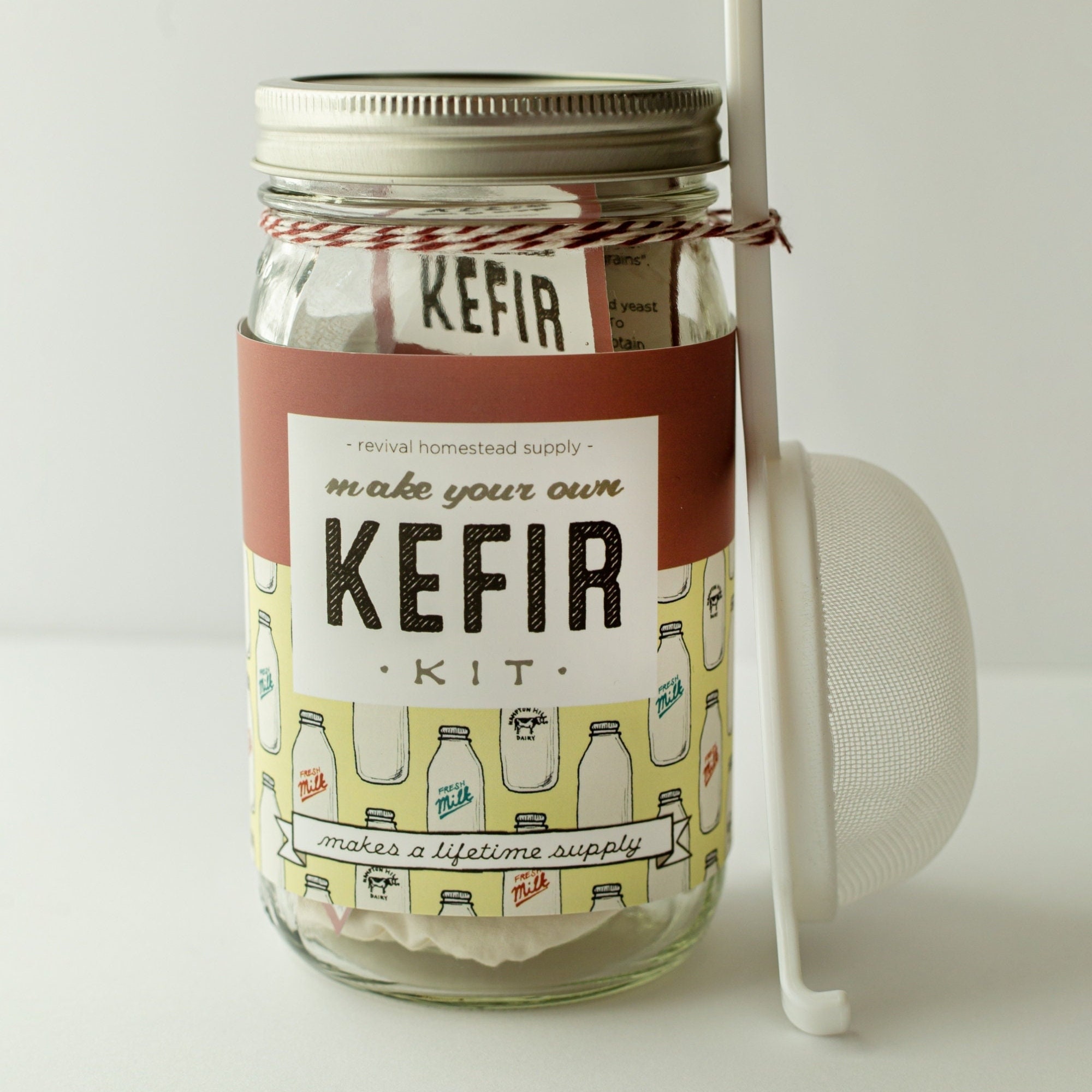 Milk Kefir Kit, Make Your Own - Etsy
