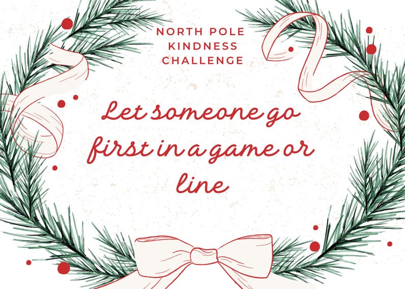 Elf Kindness Challenge Cards | Christmas Holiday Activity (printable ...