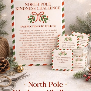 Elf Kindness Challenge Cards | Christmas Holiday Activity (printable ...