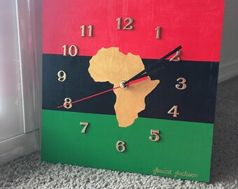 Africa clock | Etsy
