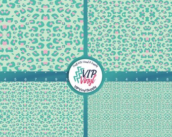 Cheetah/leopard Print HTV heat Transfer Vinyl or Oracal 651 - Etsy