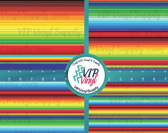 12 X 17 VINTAGE LOOK Serape HTV Mexico Zarape Printed Print Pattern ...