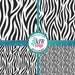 Personalized Zebra Print Name Wall Decal Customized Monogram - Etsy