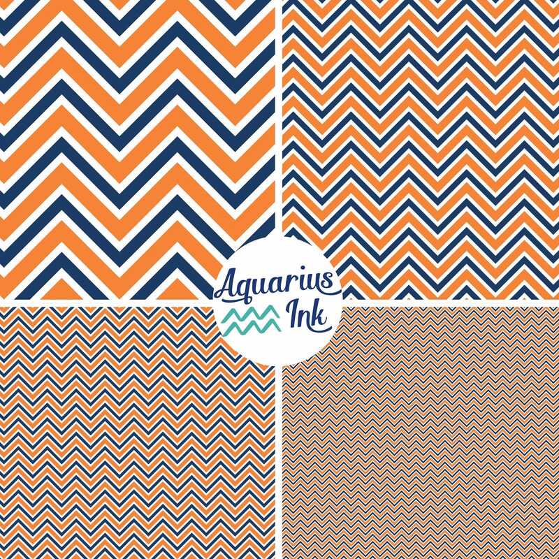 Navy Chevron - Etsy