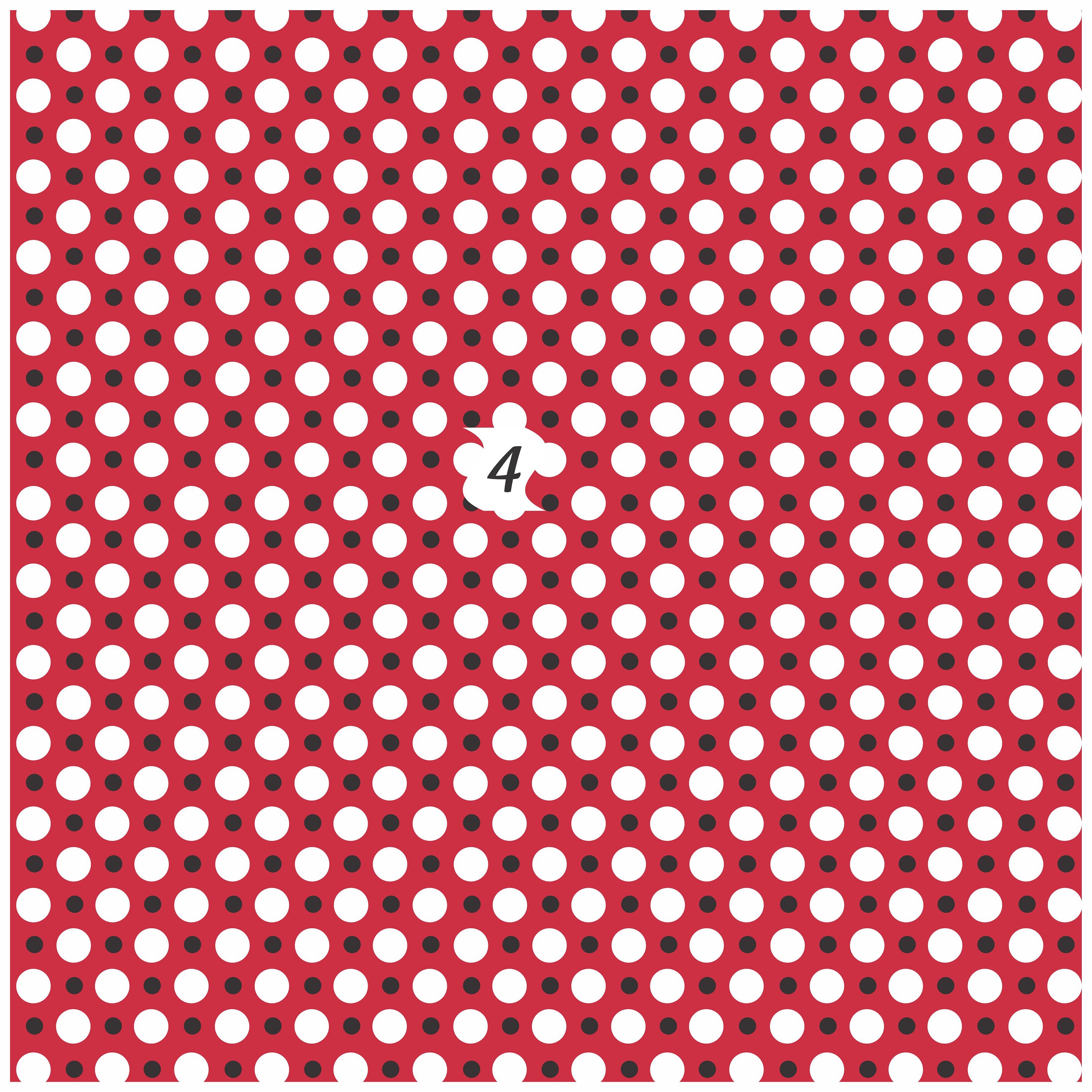 Polka Dot HTV Vinyl Red Black and White Patterned Vinyl - Etsy