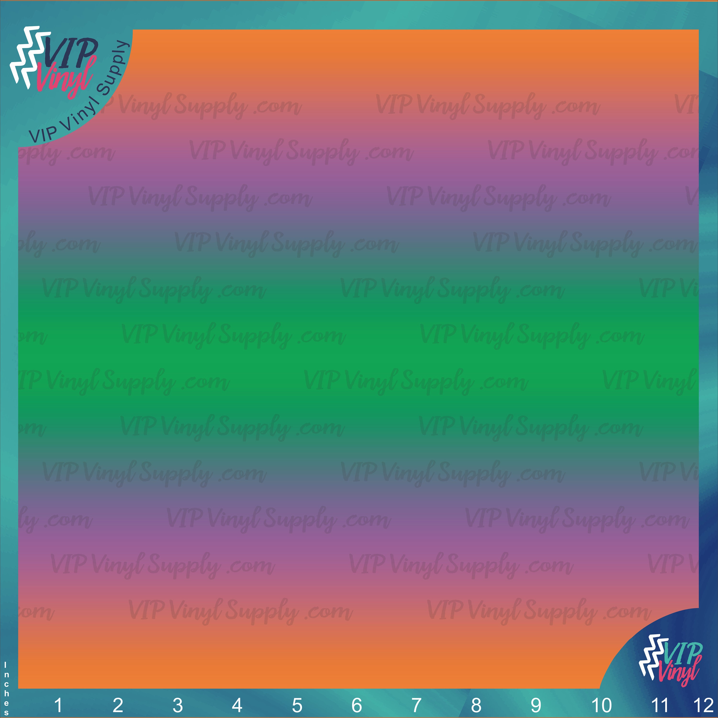 Halloween Ombre HTV Vinyl Green Purple Orange Fade pattern | Etsy