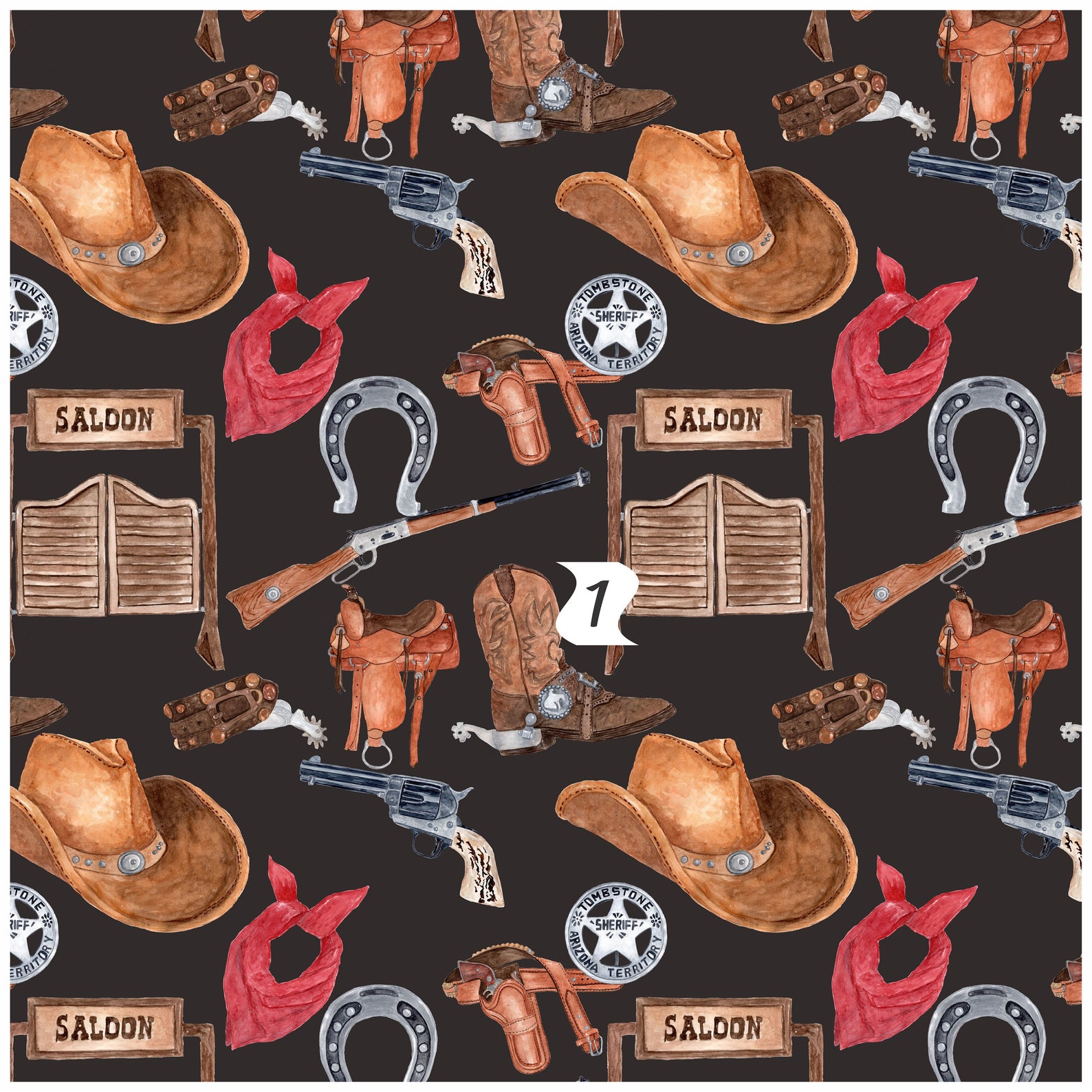 Cowboy HTV Vinyl Heat Transfer or Adhesive Vinyl Country | Etsy