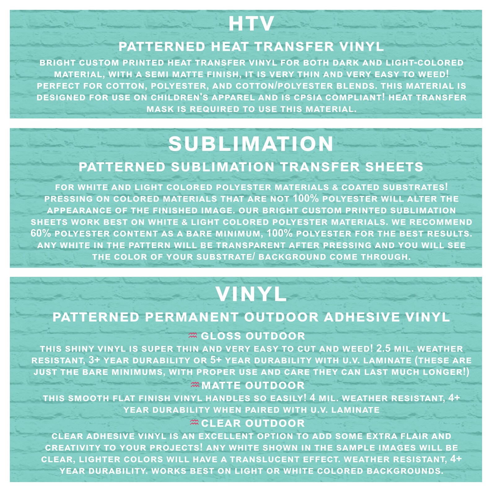 Stripe HTV Vinyl Outdoor Adhesive or Heat Transfer Vinyl - Etsy