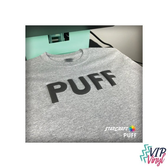 3D Puff HTV Puff Heat Transfer Vinyl Starcraft Heat - Etsy