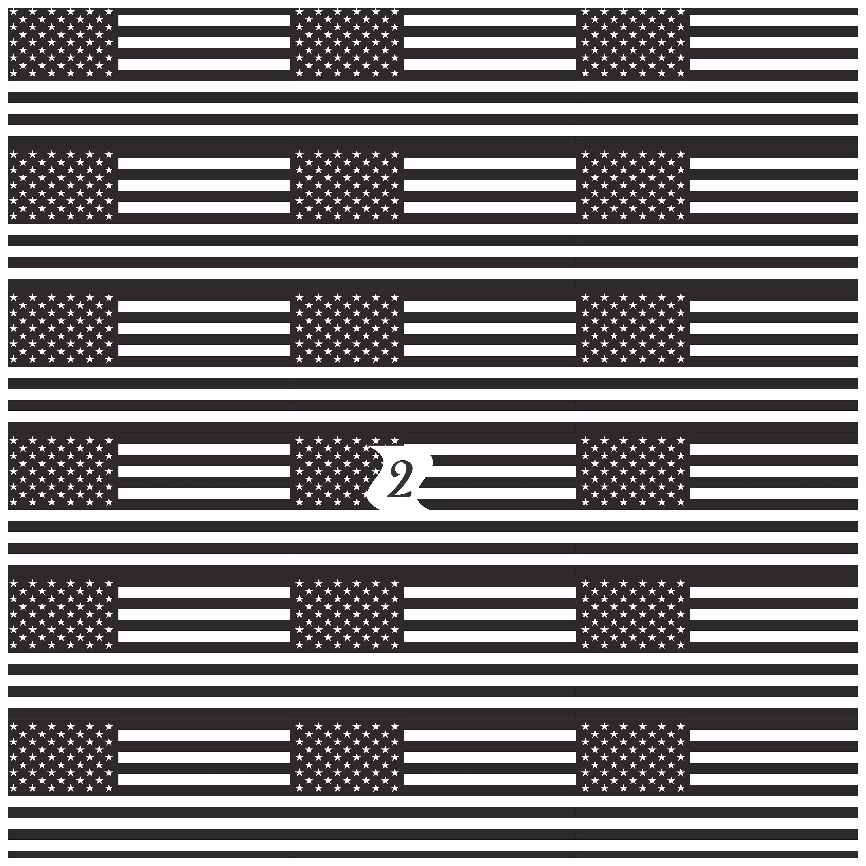 Black and White American Flag HTV Vinyl Pattern Vinyl Sheets | Etsy