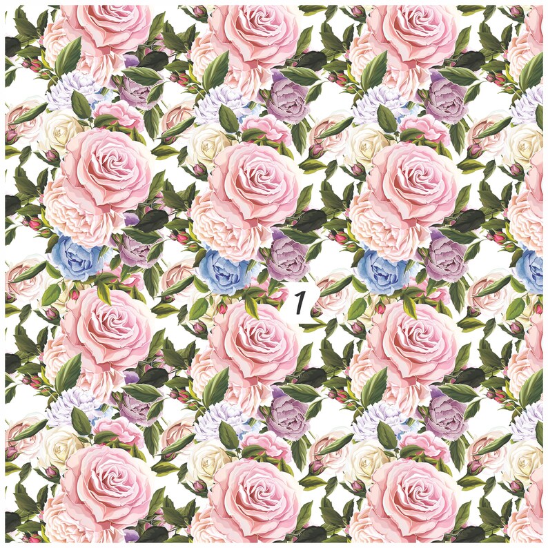 Craft Vinyl Sheet Floral HTV Heat Transfer Vinyl or Gloss | Etsy