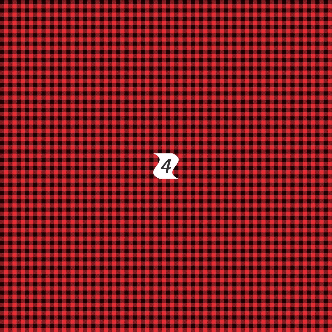 Buffalo Plaid Vinyl Patterned Vinyl Sheets Printed Oracal | Etsy