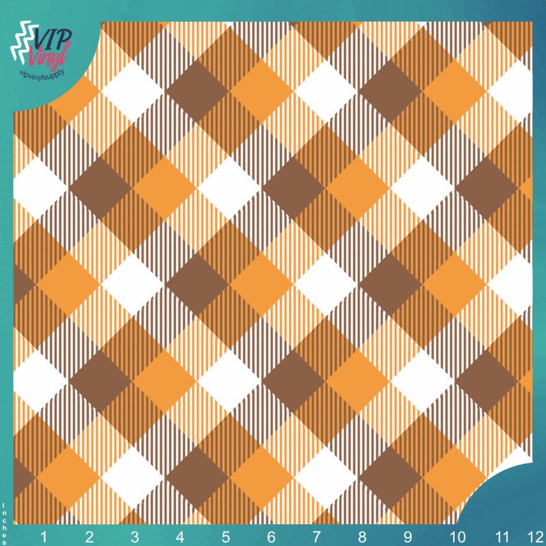 Fall Buffalo Plaid Heat Transfer Vinyl Patterned Vinyl - Etsy