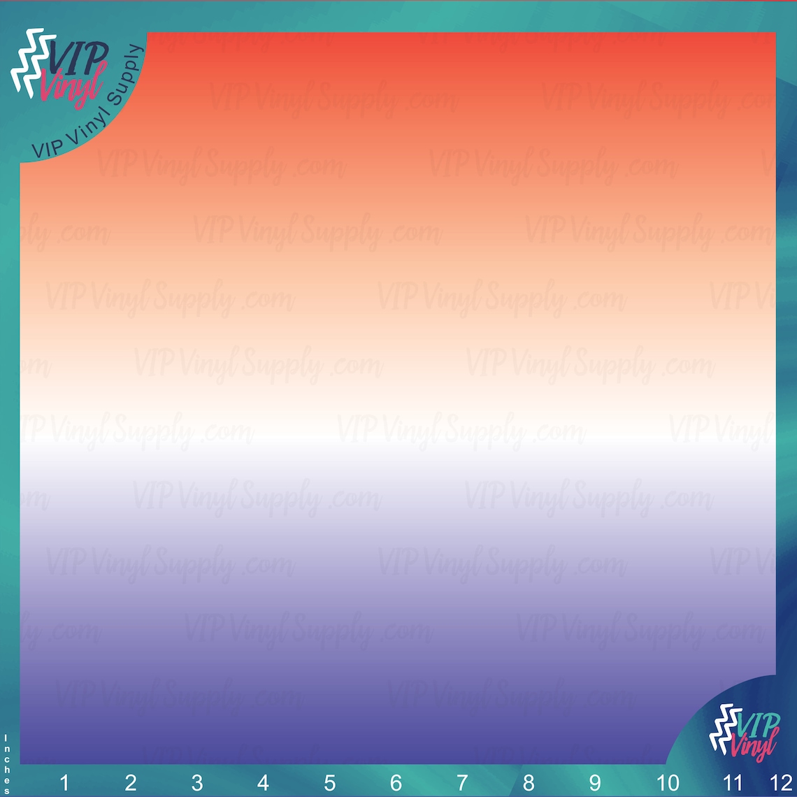 Red White & Blue Ombre Pattern HTV Vinyl Heat Transfer Vinyl | Etsy