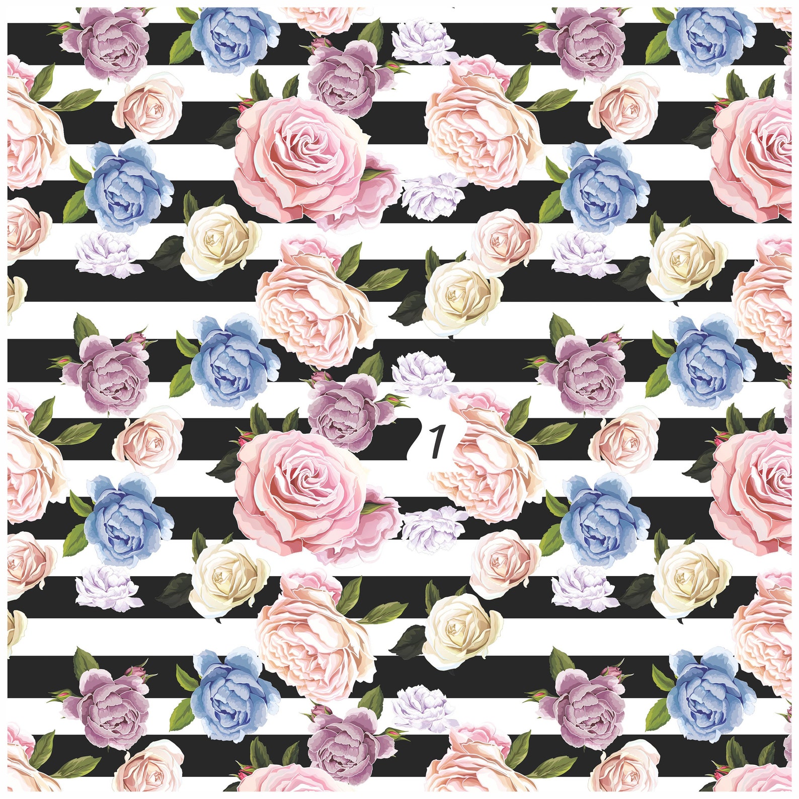 Floral HTV Vinyl Flower Pattern Vinyl Sheet Heat Transfer - Etsy