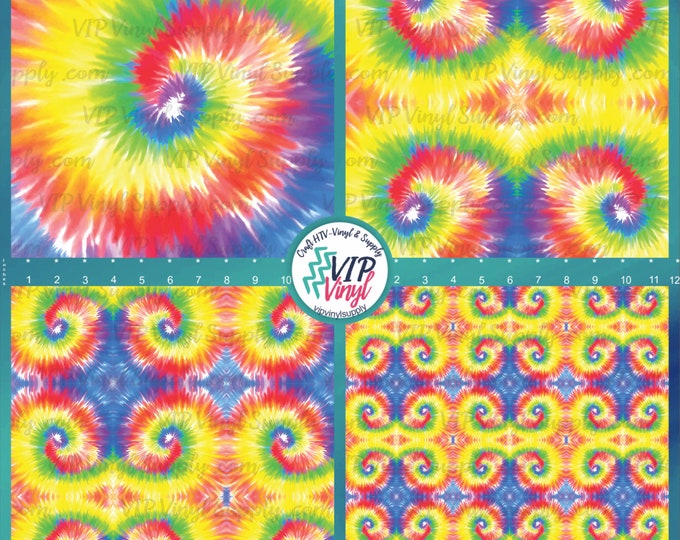 Teal Tie Dye Vinyl/printed Heat Transfer Vinyl/patterned Vinyl/printed ...