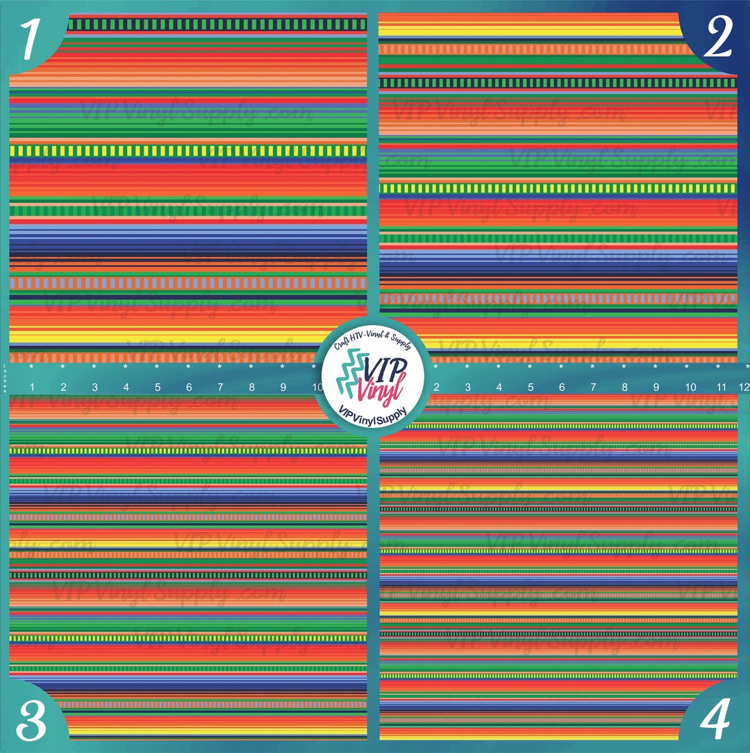 Serape Pattern HTV Vinyl or Heat Transfer Vinyl or Adhesive Vinyl ...