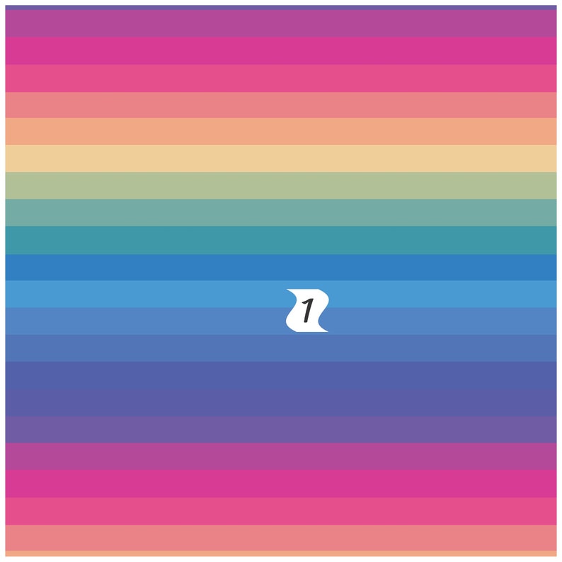 HTV Vinyl Gradient Stripe Pattern Vinyl Sheets Gloss or - Etsy